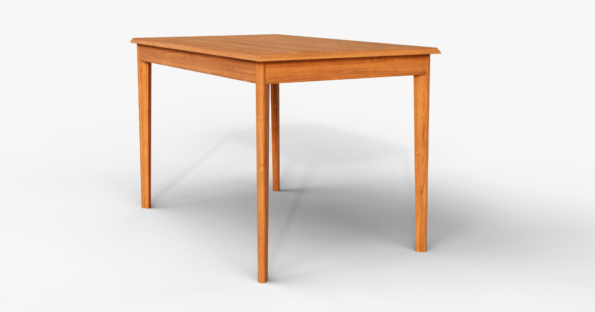 Simple Wooden Furniture Table | 3D Furniture | Unity Asset Store