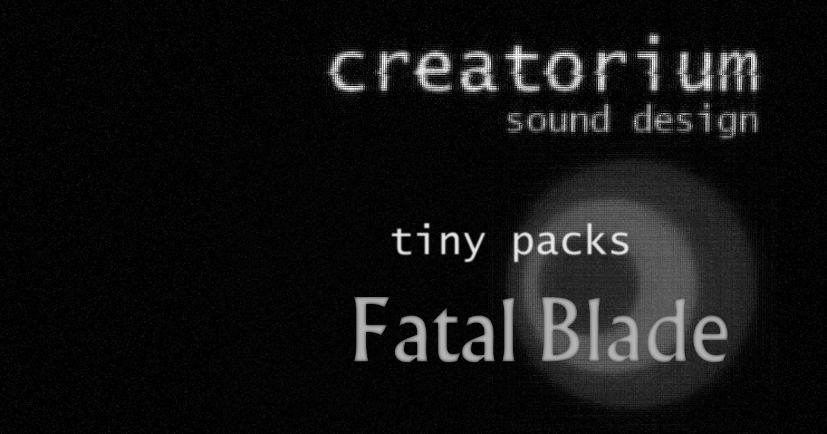 Fatal Blade | Weapons Sound FX | Unity Asset Store