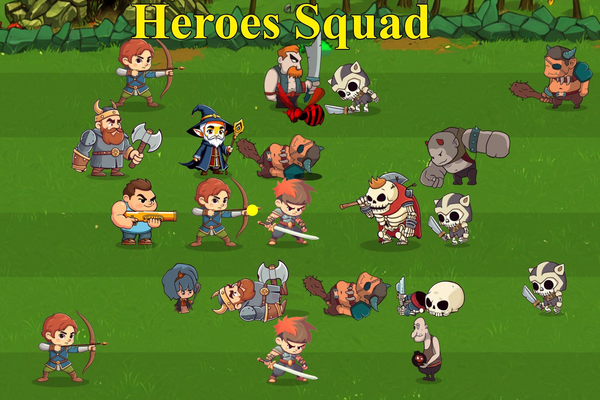 Heroes Squad 2D Game Kit by PBNGame