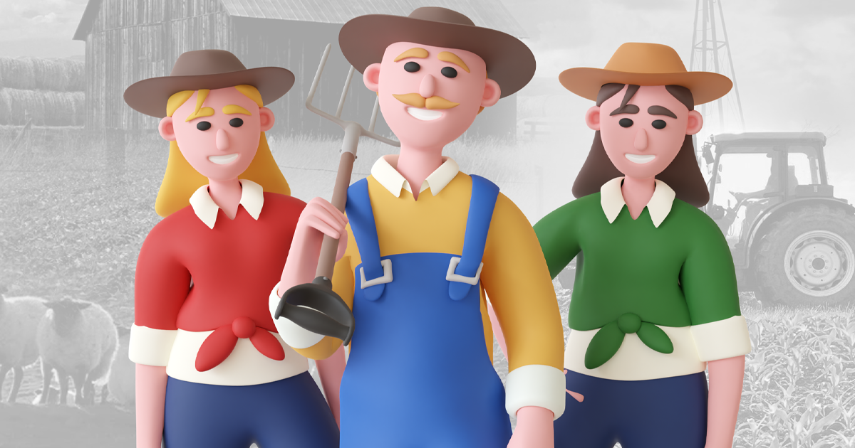 Farmers - Animated Male and Female Characters | Characters | Unity ...
