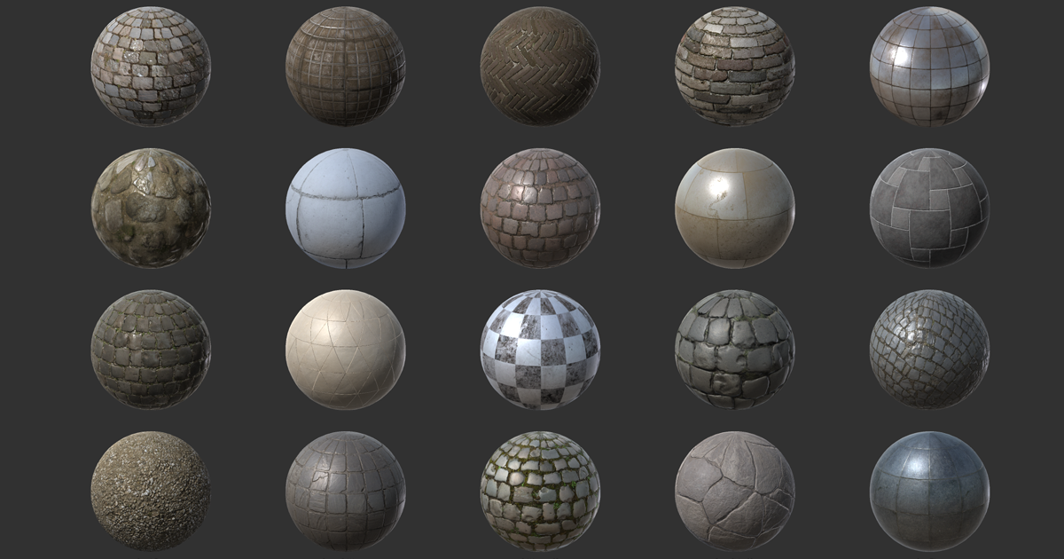Stone Floors Material Pack (4K) | 2D Textures & Materials | Unity Asset ...