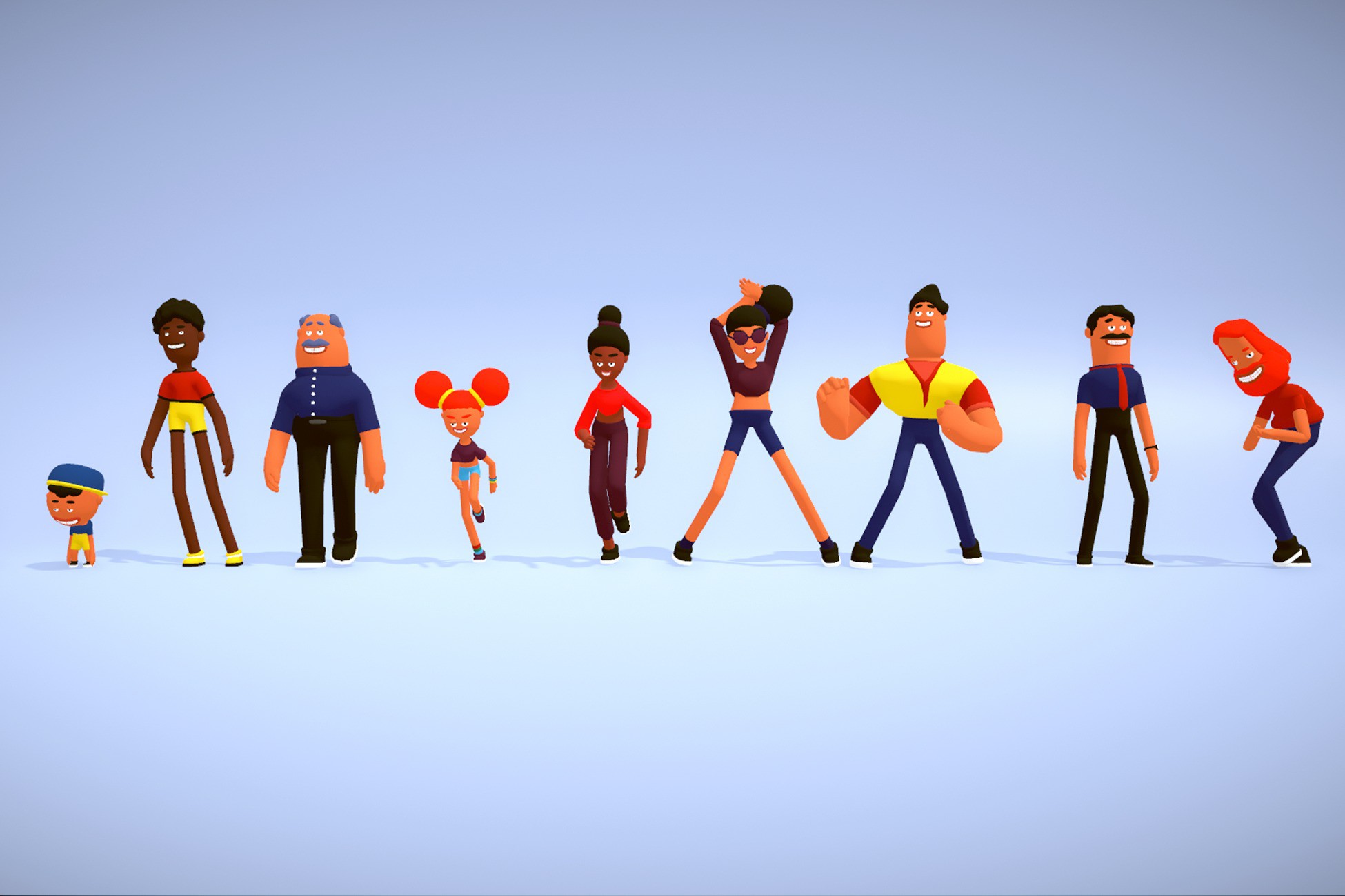 3D Stylized Characters Pack 1 | 3D Humanoids | Unity Asset Store