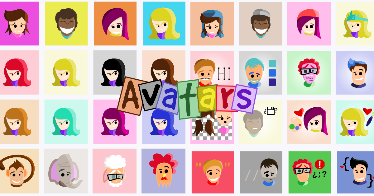 Characters Avatars For Casual Games 1.2. | 2D Characters | Unity Asset ...