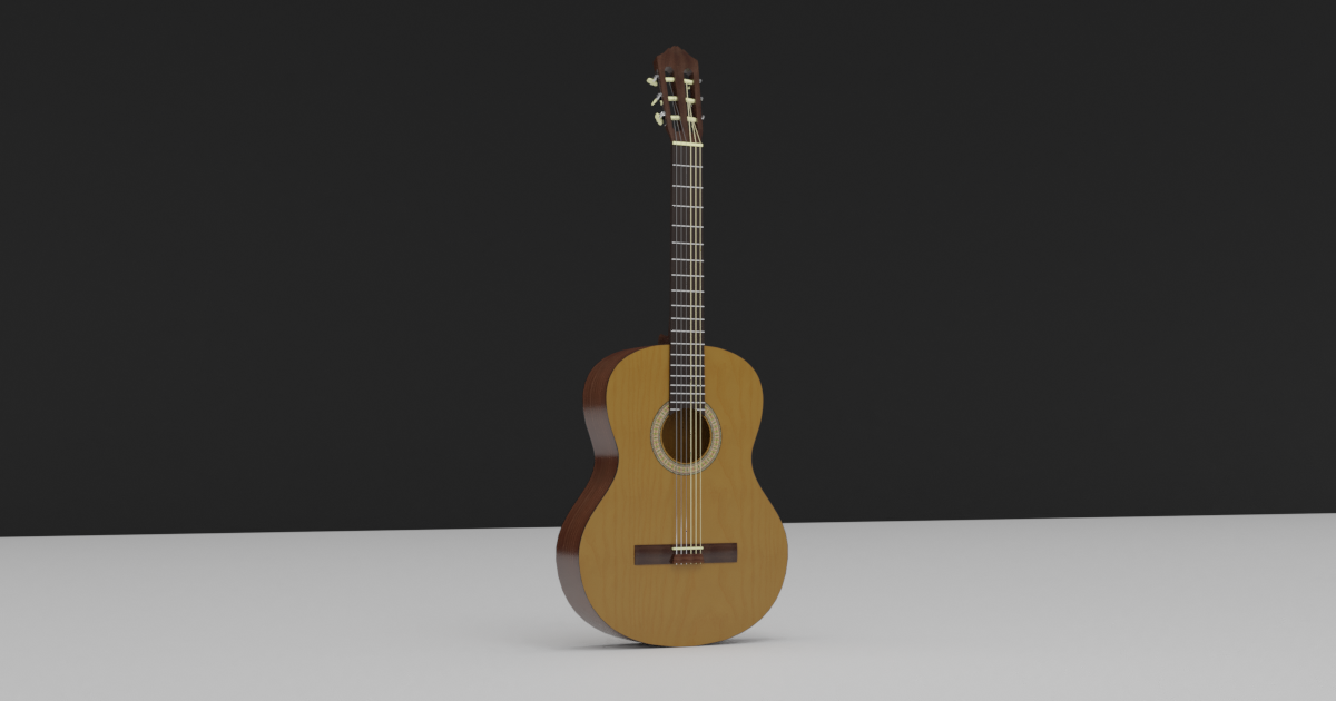 Flamenco Classical Guitar | 3D Props | Unity Asset Store