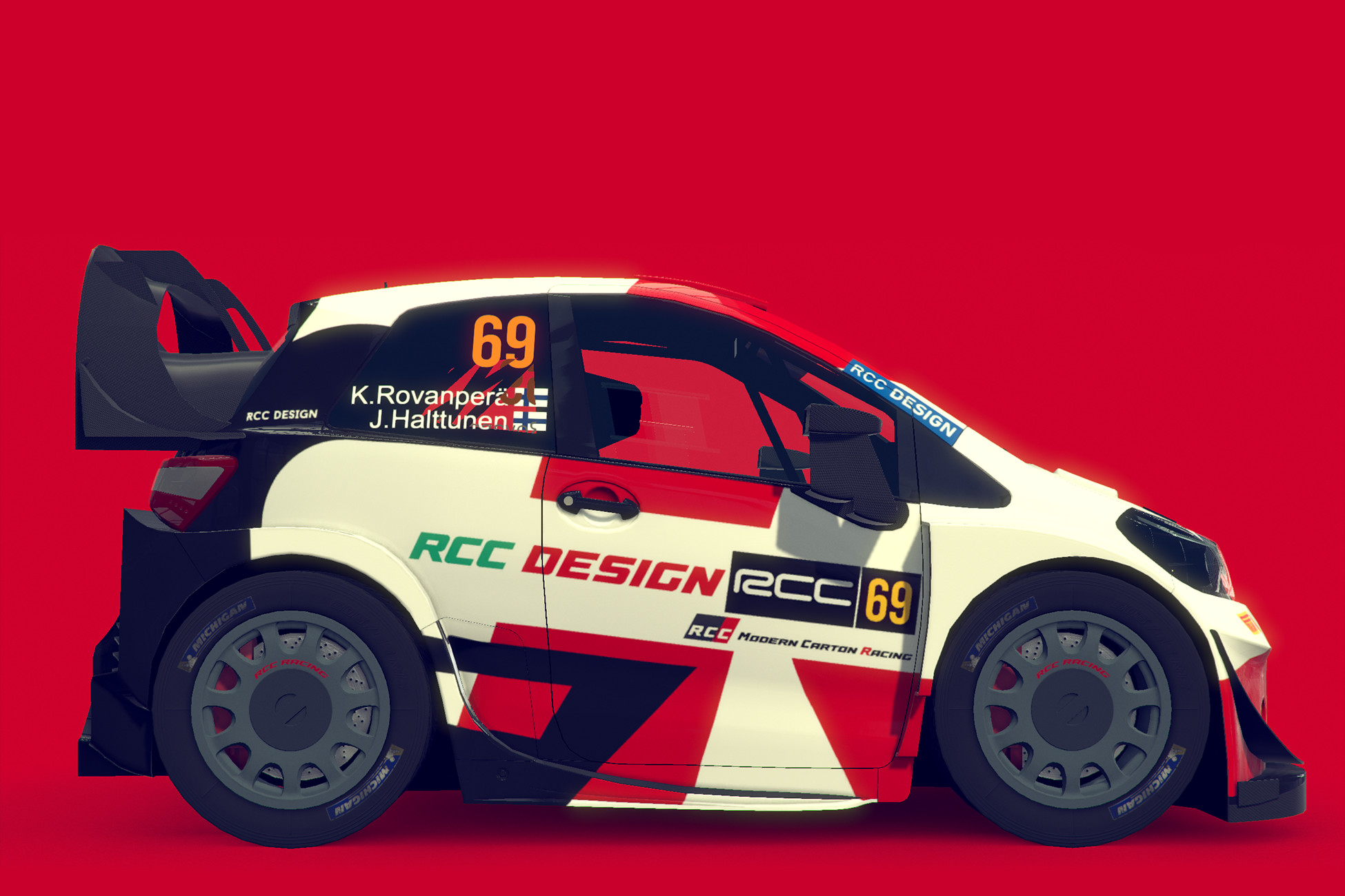 Modern Cartoon Rally Car | 3D Land | Unity Asset Store