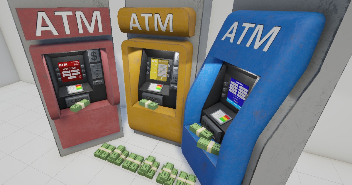 Advanced Low-Poly ATM System | Systems | Unity Asset Store