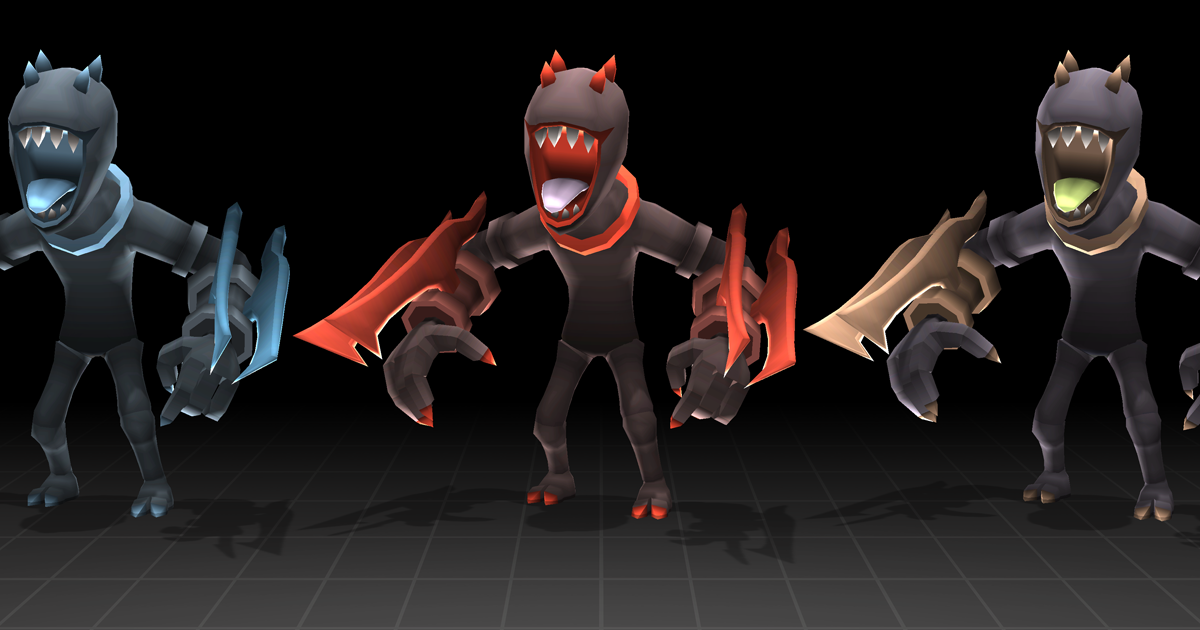 Poly HP - Hellclaw | 3D Creatures | Unity Asset Store