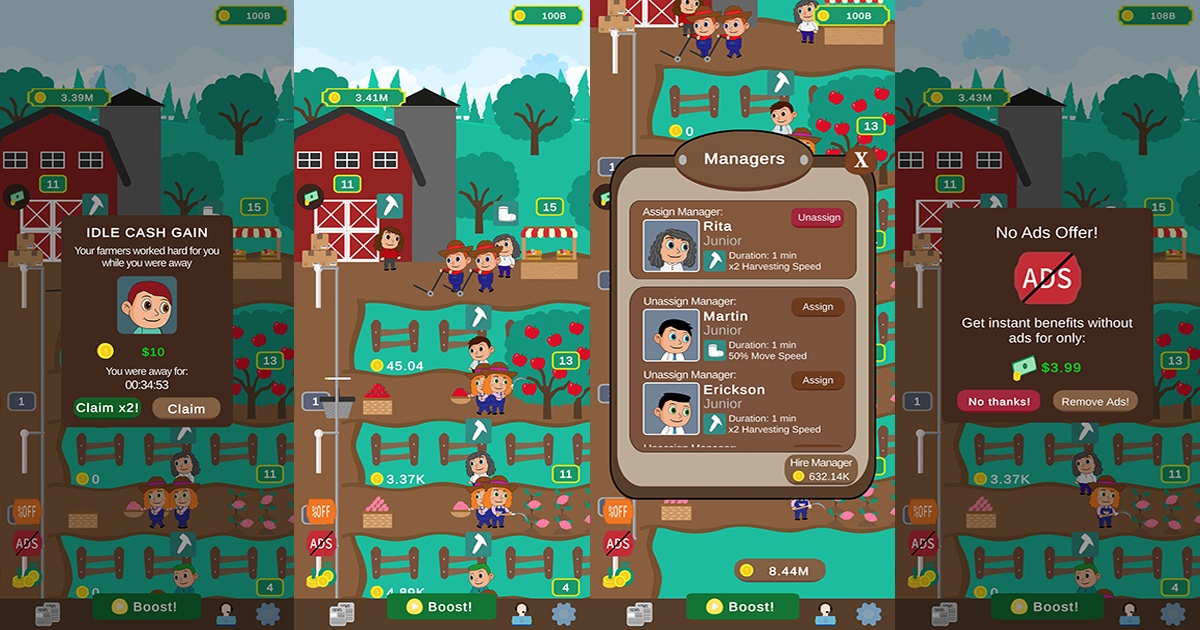 Idle Farmer Game (Tycoon Template) | Packs | Unity Asset Store Idle Farmer Game (Tycoon Template) | Packs | Unity Asset Store