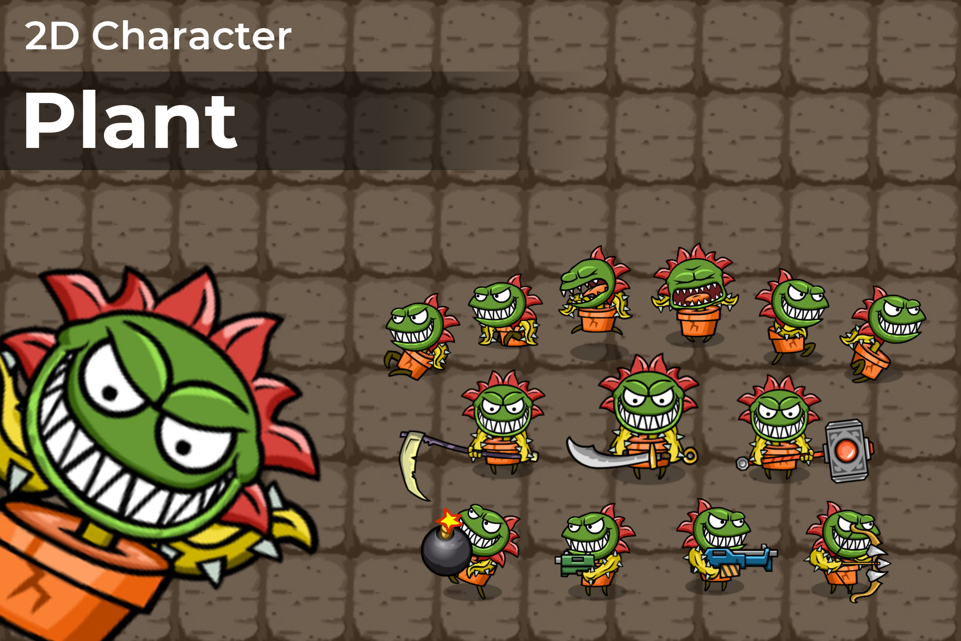 2D Character - Plant | 2D 캐릭터 | Unity Asset Store
