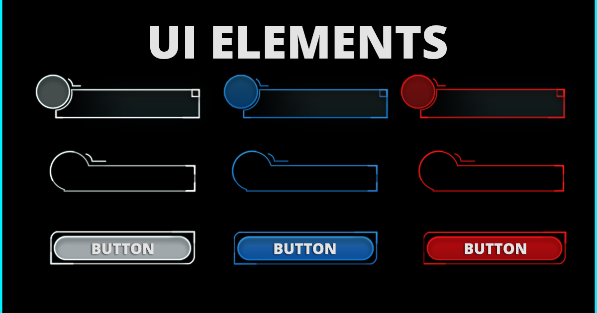 Scifi Ui-custom Ui Elements pack | 2D GUI | Unity Asset Store