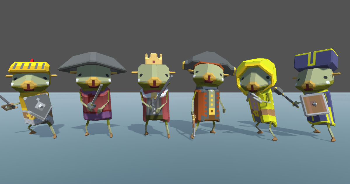 Voxel-like 3D Low Polygon Characters 5th | Characters | Unity Asset Store