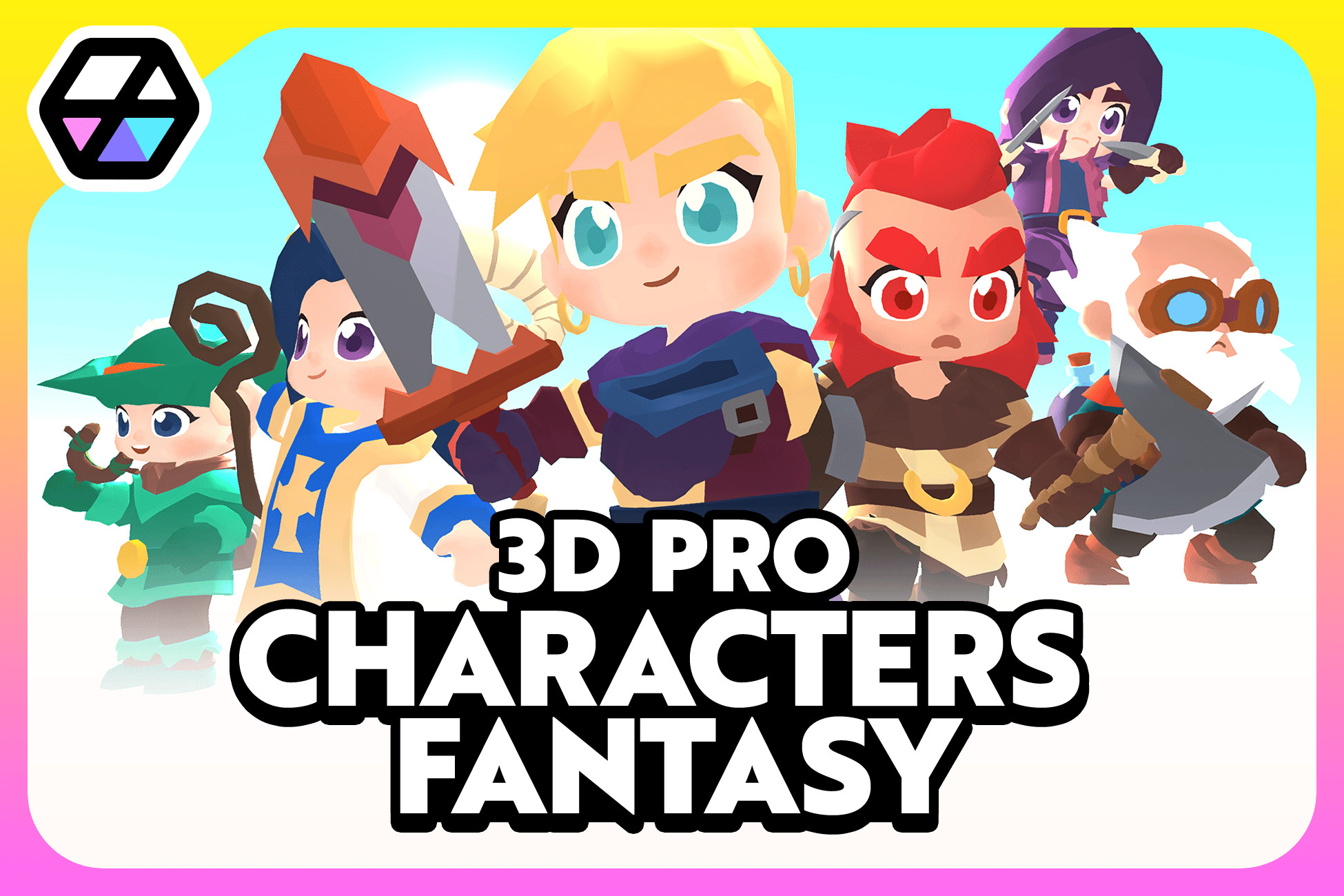 3D Characters Pro - Fantasy | 캐릭터 | Unity Asset Store