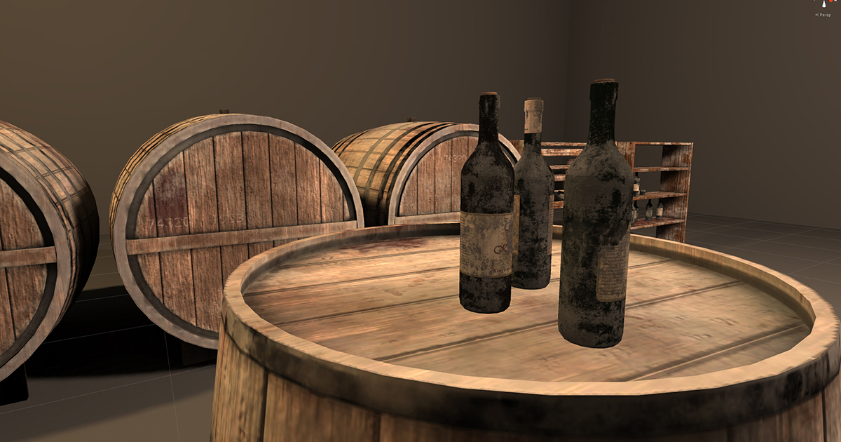 Wine Cellar Pack | 3D Food | Unity Asset Store