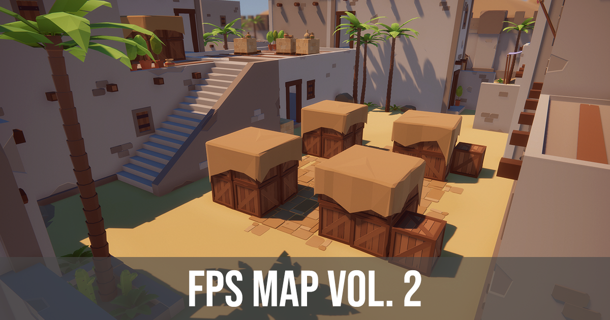 Low Poly FPS Map Vol.2 | 3D Urban | Unity Asset Store