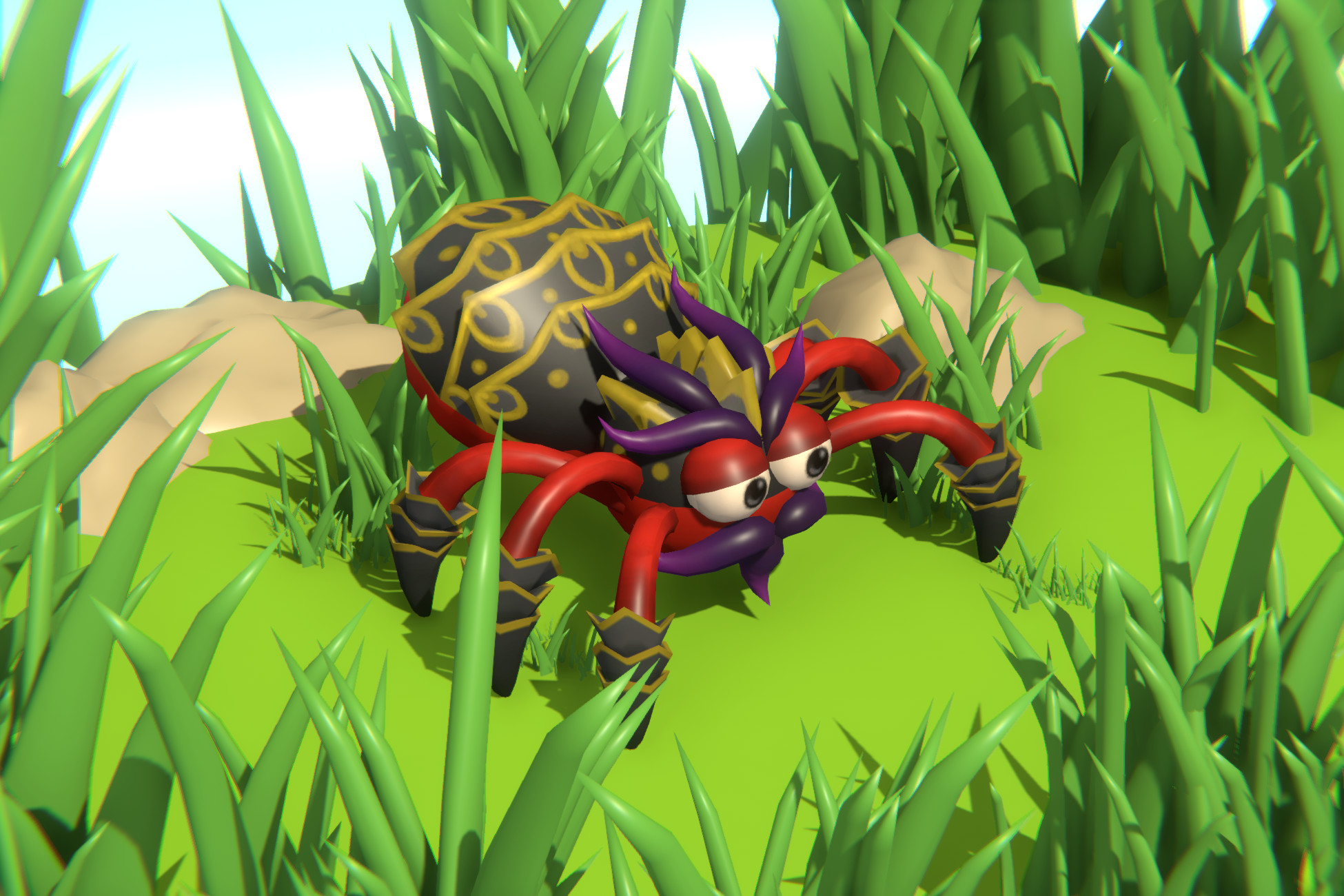 Spider 3 - Casual Fantasy | 3D Creatures | Unity Asset Store