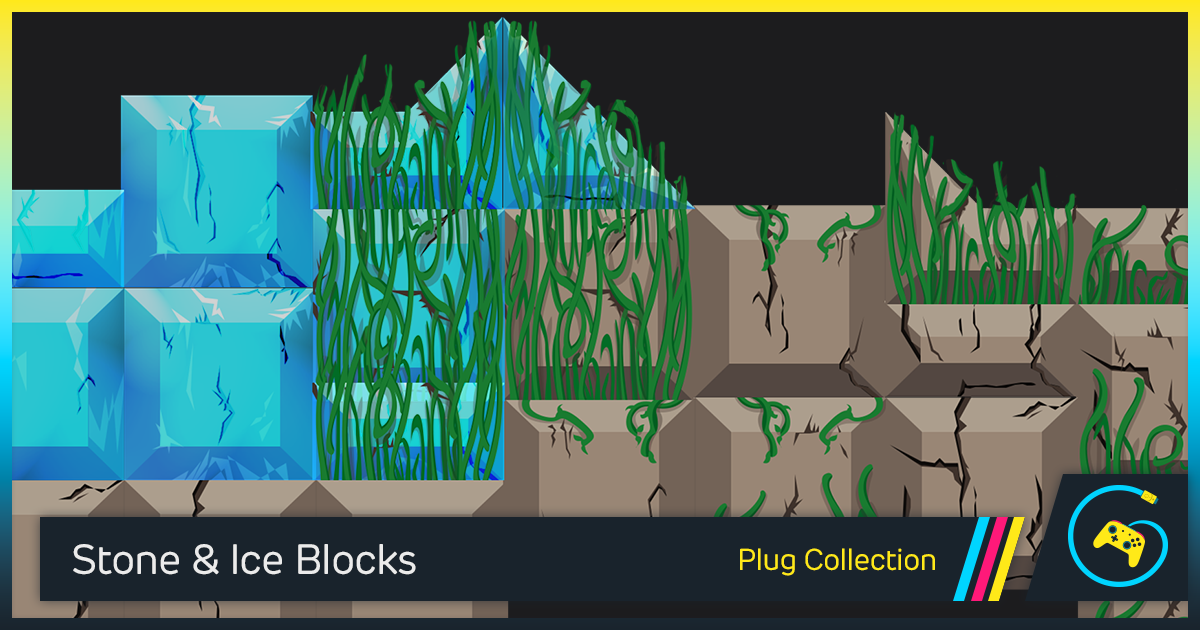 Stone and Ice Blocks by Gamertose | 2D Brick | Unity Asset Store