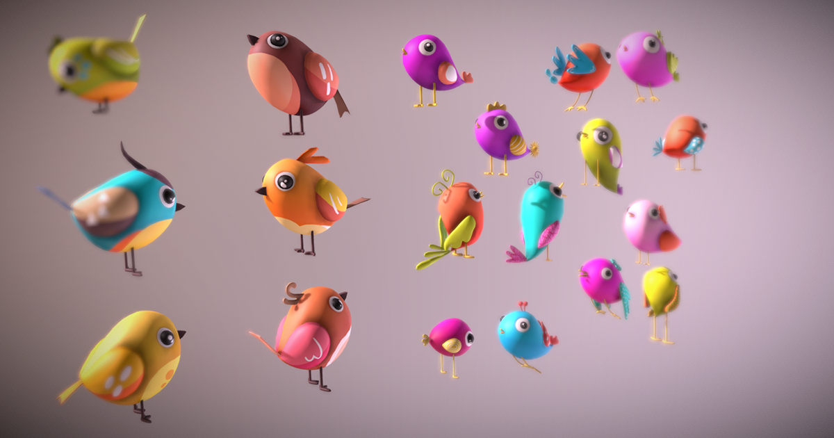 Cartoon Bird Collection | Characters | Unity Asset Store