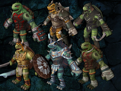 Turtle Army Hand Painted & Animated