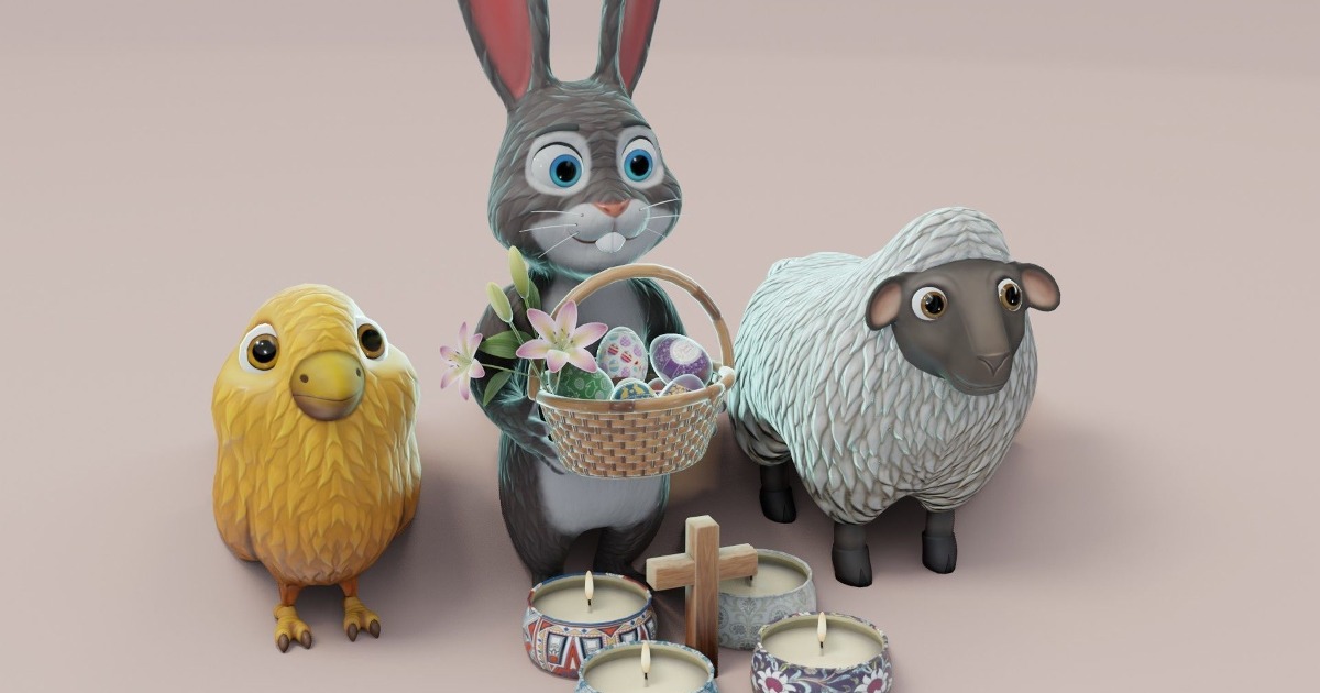 Easter 3D Model | 3D Props | Unity Asset Store