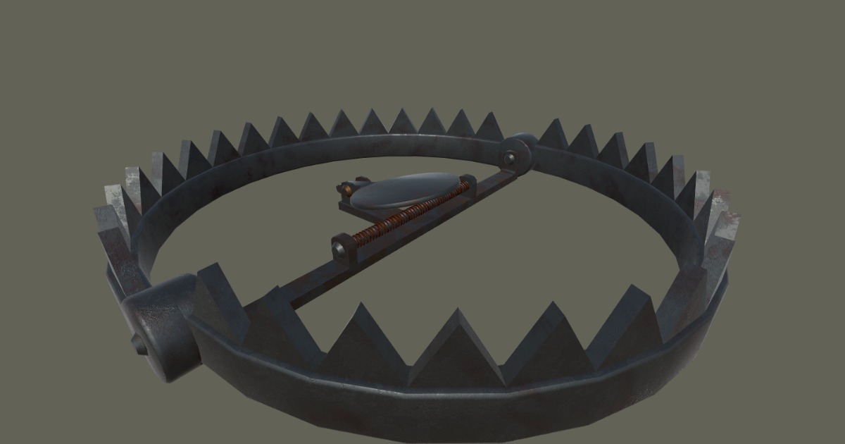 Simple Bear Trap | 3D Props | Unity Asset Store