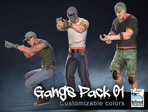 Gangs Pack 01 | 3D Characters | Unity Asset Store
