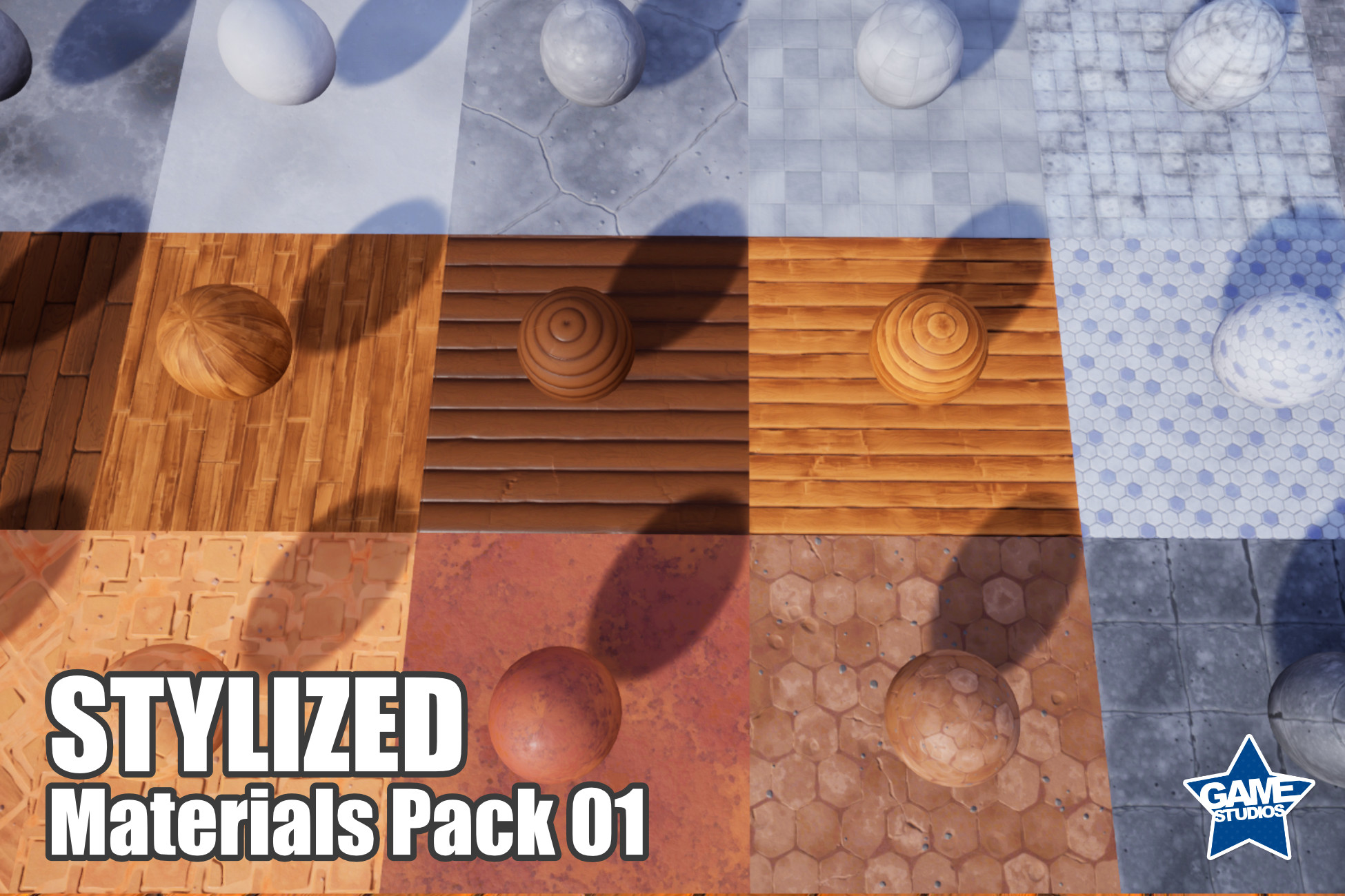 Stylized Materials Pack 01 | 2D Textures & Materials | Unity Asset Store