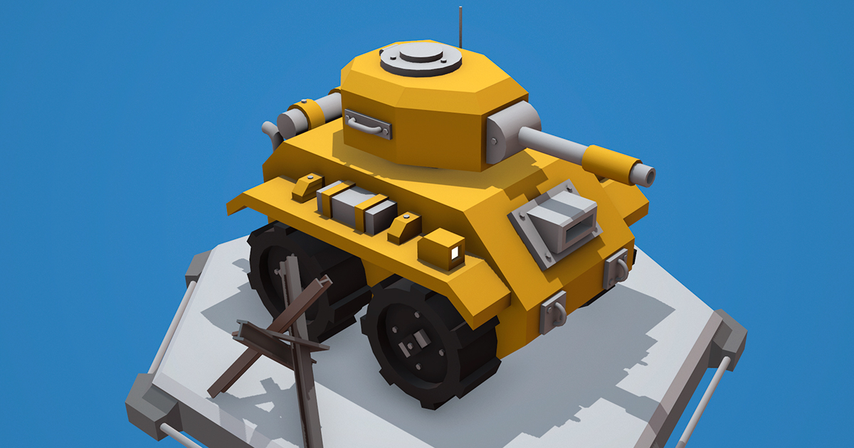 Cartoon Tank Free | 3D Land | Unity Asset Store