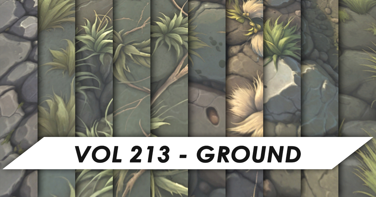 Stylized Textures - Vol 213 - Ground | 2D Textures & Materials | Unity ...