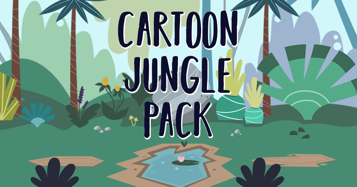 2D Cartoon Jungle Pack | 2D Environments | Unity Asset Store
