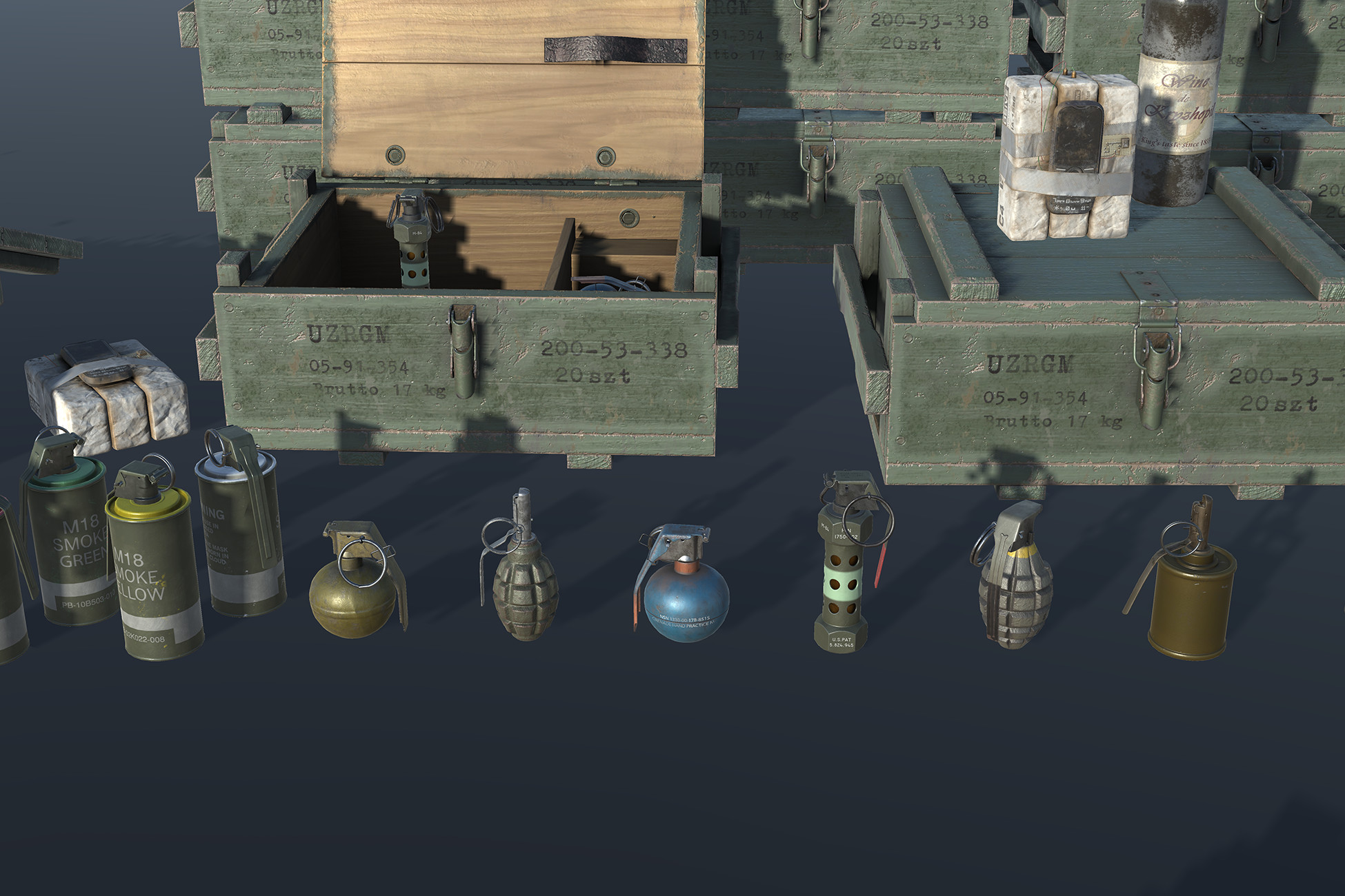 Grenades&Explosives Pack | 3D Weapons | Unity Asset Store