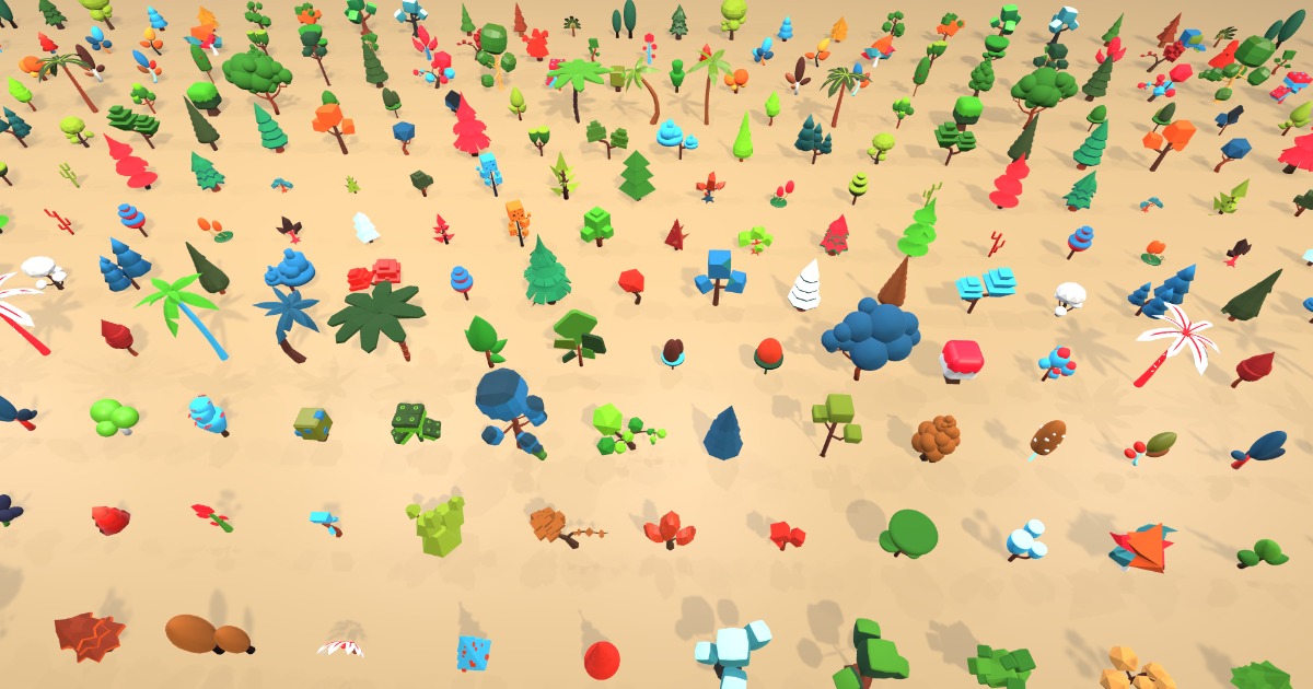 Stylized Low Poly Trees Pack | 3D Trees | Unity Asset Store