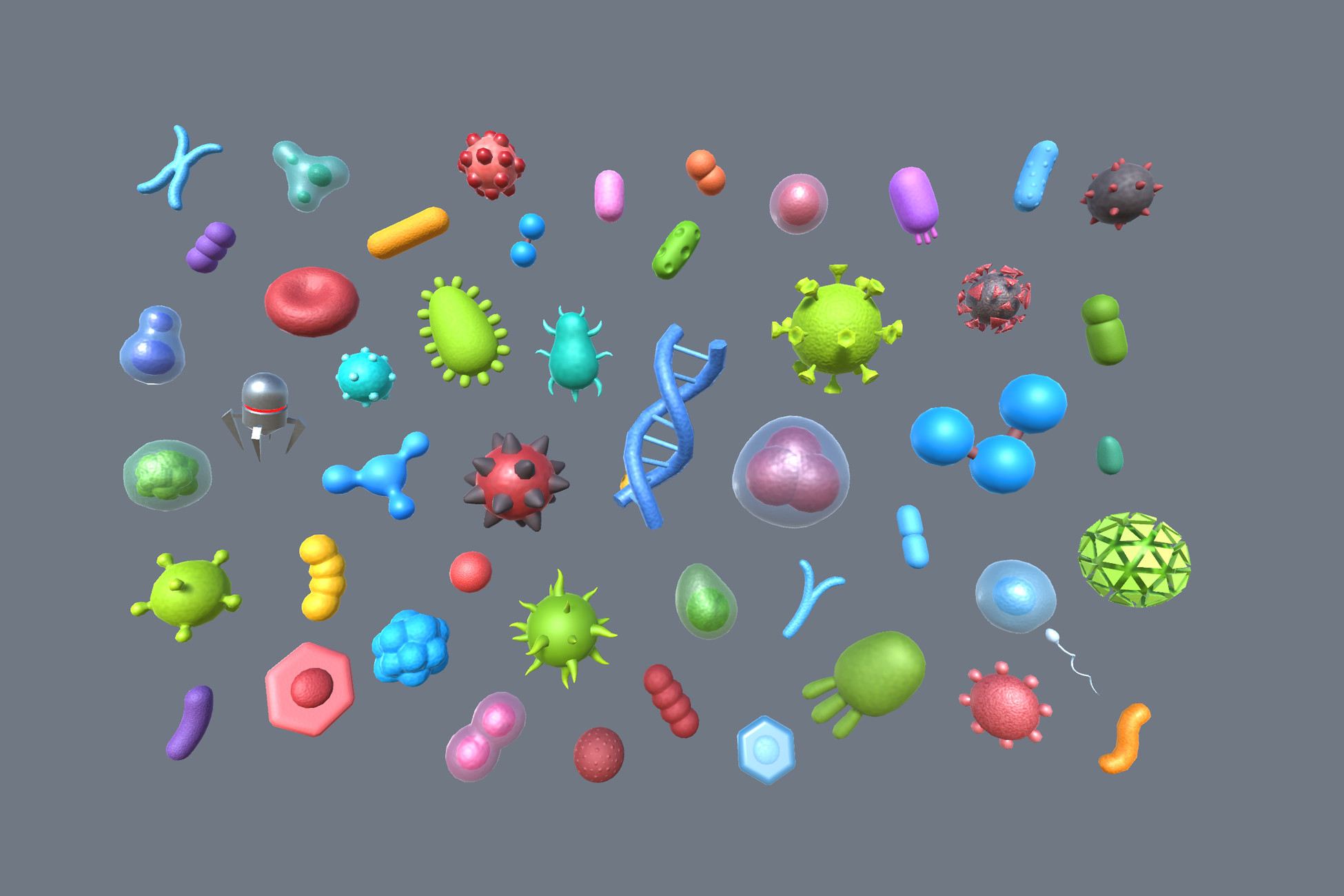 Biology Pack | 3D Props | Unity Asset Store