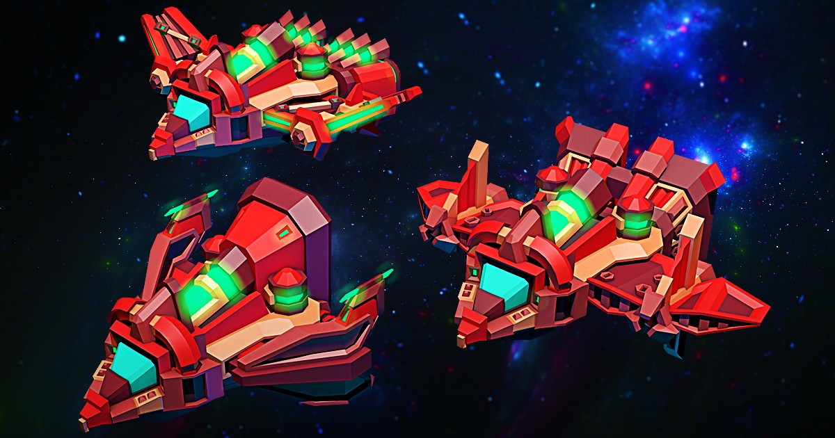 Sci-Fi Modular Spaceships Vol. #01 | 3D Space | Unity Asset Store