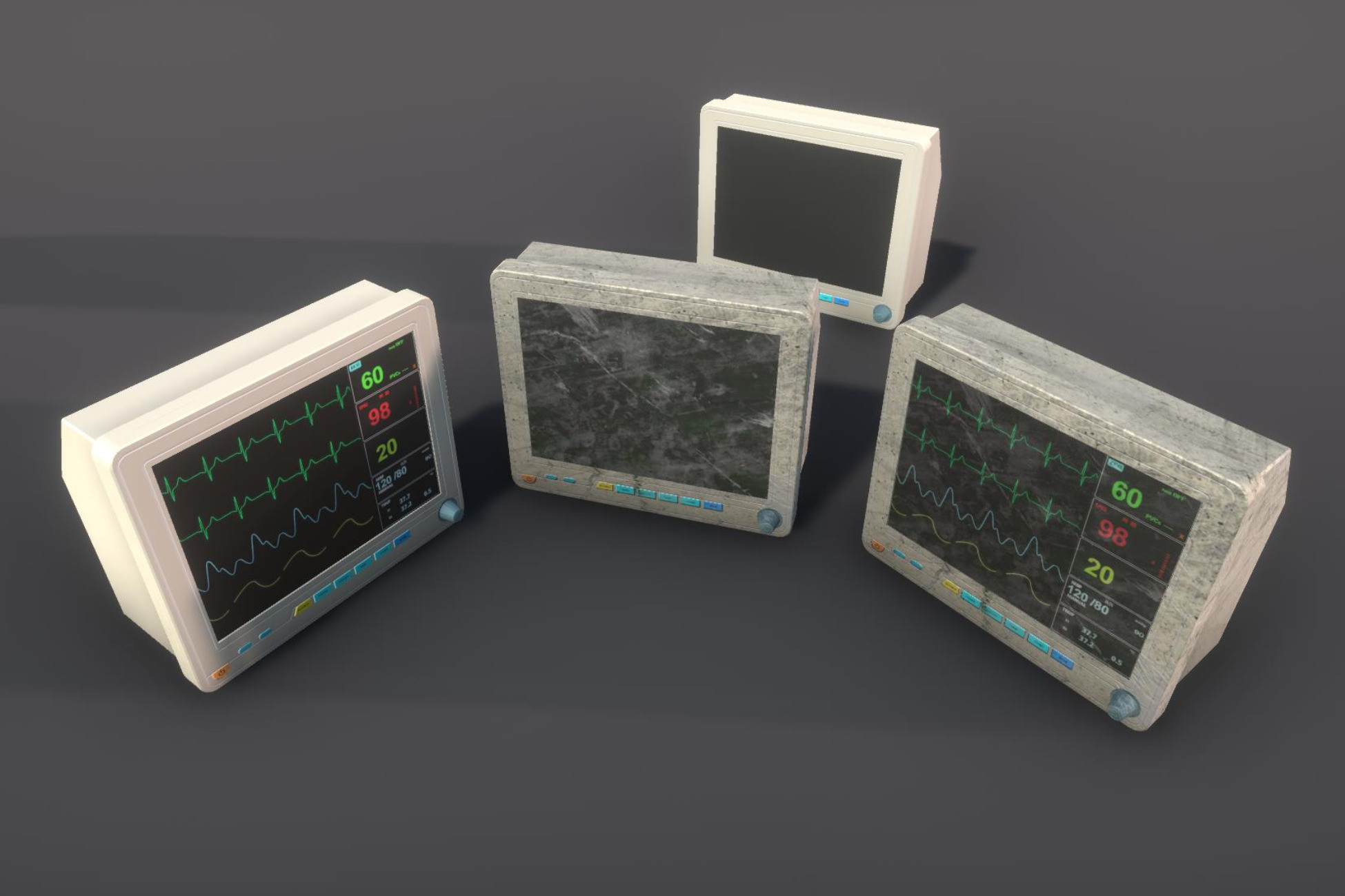 ECG low-poly(PC, Mobile & AR) | 3D Electronics | Unity Asset Store