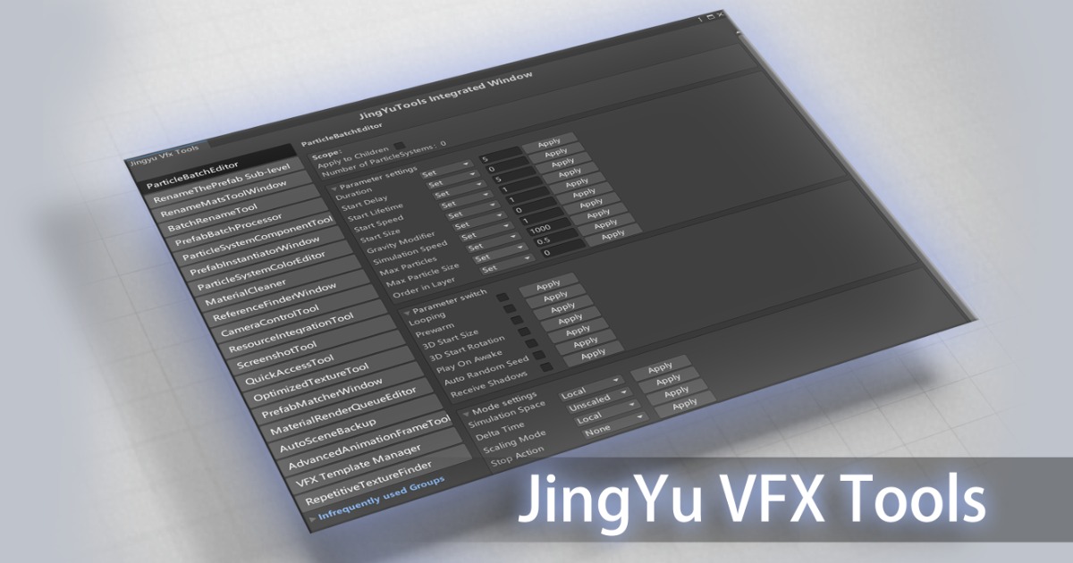 JingYu VFX Tools | Game Toolkits | Unity Asset Store
