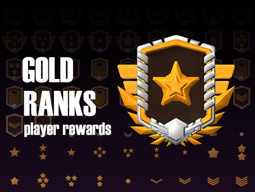 Gold Ranks - Rewards | 2D Icons | Unity Asset Store