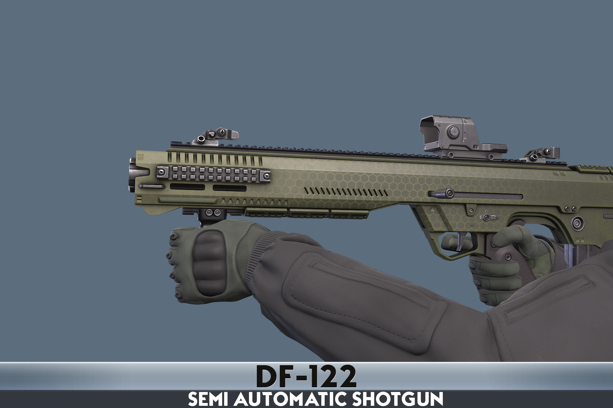 DF 122 Shotgun | 3D Weapons | Unity Asset Store