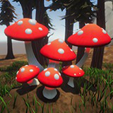 Cute Mushrooms Red Package