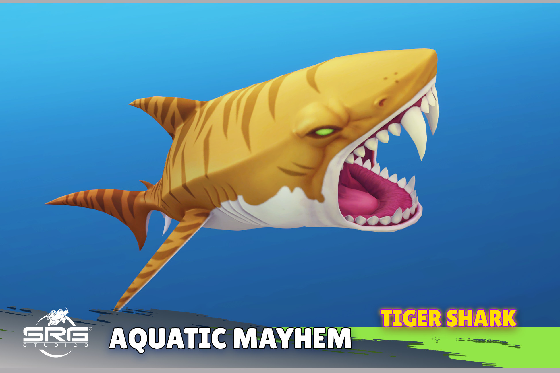 Aquatic Mayhem - Tiger Shark | 3D Characters | Unity Asset Store
