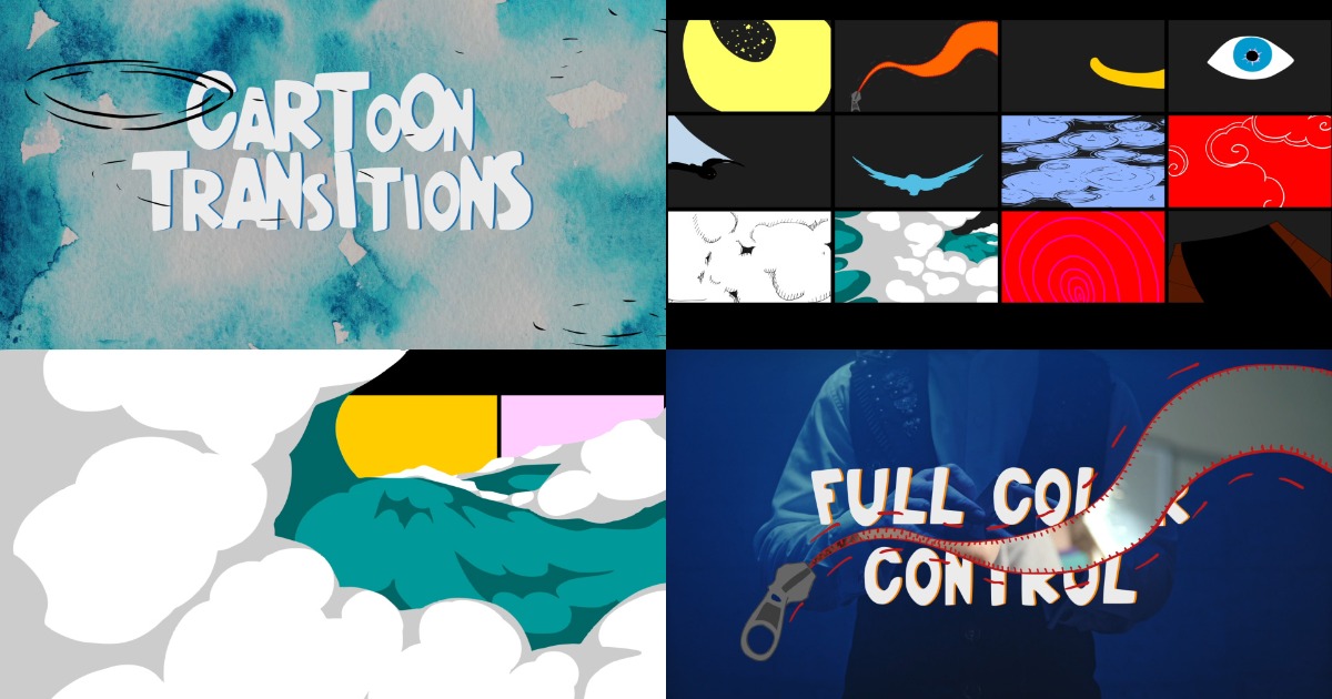 Abstract Cartoon Transitions (03.11.23) | 2D テクスチャ＆マテリアル | Unity Asset ...