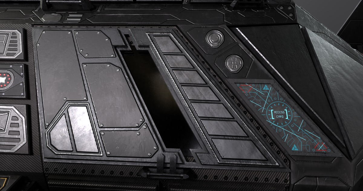 Sci-fi Spaceship Rook | 3D Space | Unity Asset Store