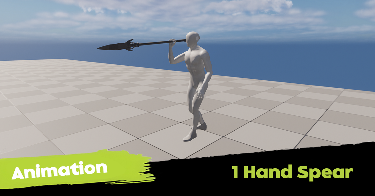 Locomotion 1Hand Spear Animation | 3D Animations | Unity Asset Store