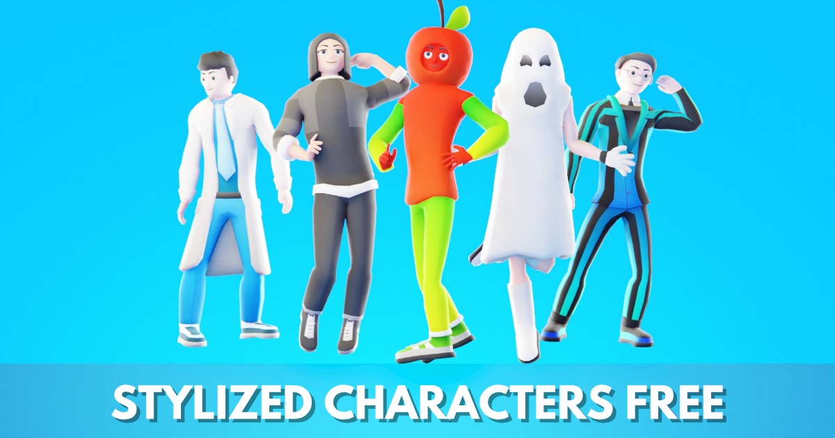 Casual Characters Pack FREE by IGS | 3D Characters | Unity Asset Store