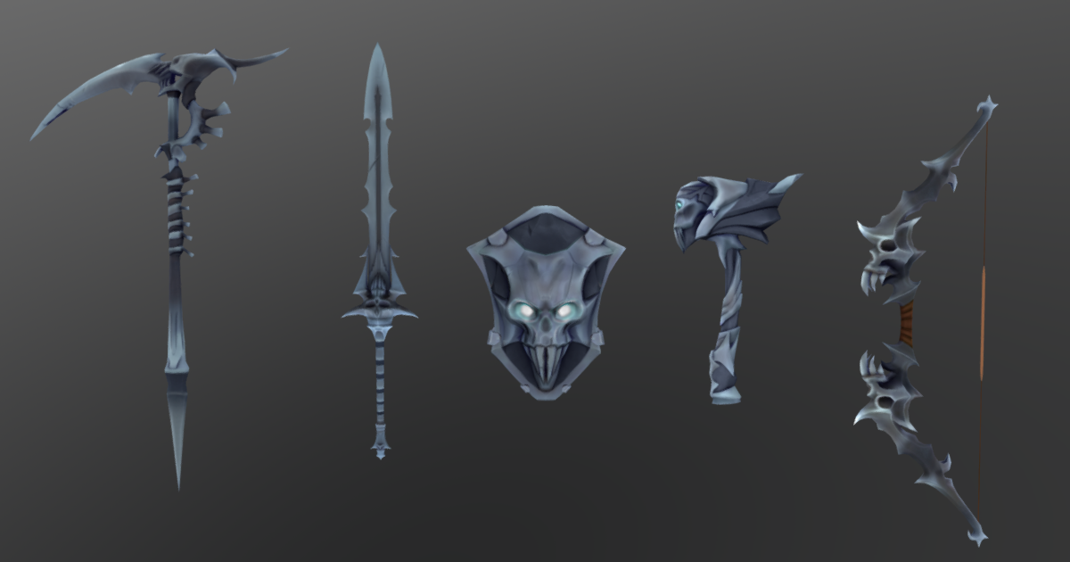Death Weapon Pack | 3D Weapons | Unity Asset Store