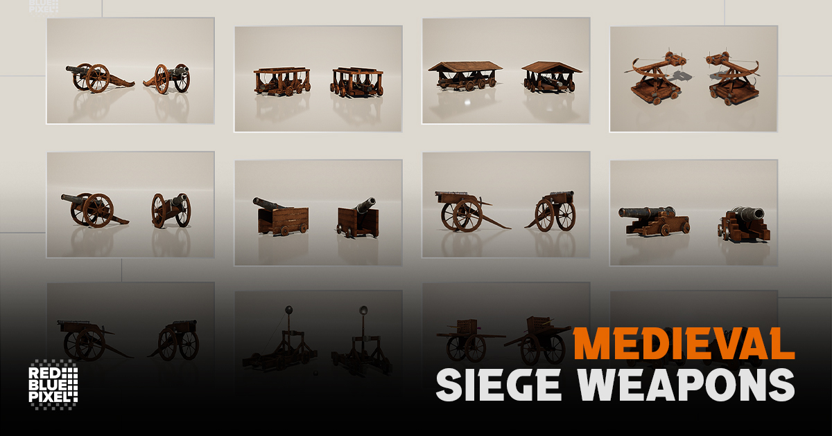 Medieval Siege Weapons | 3D Weapons | Unity Asset Store