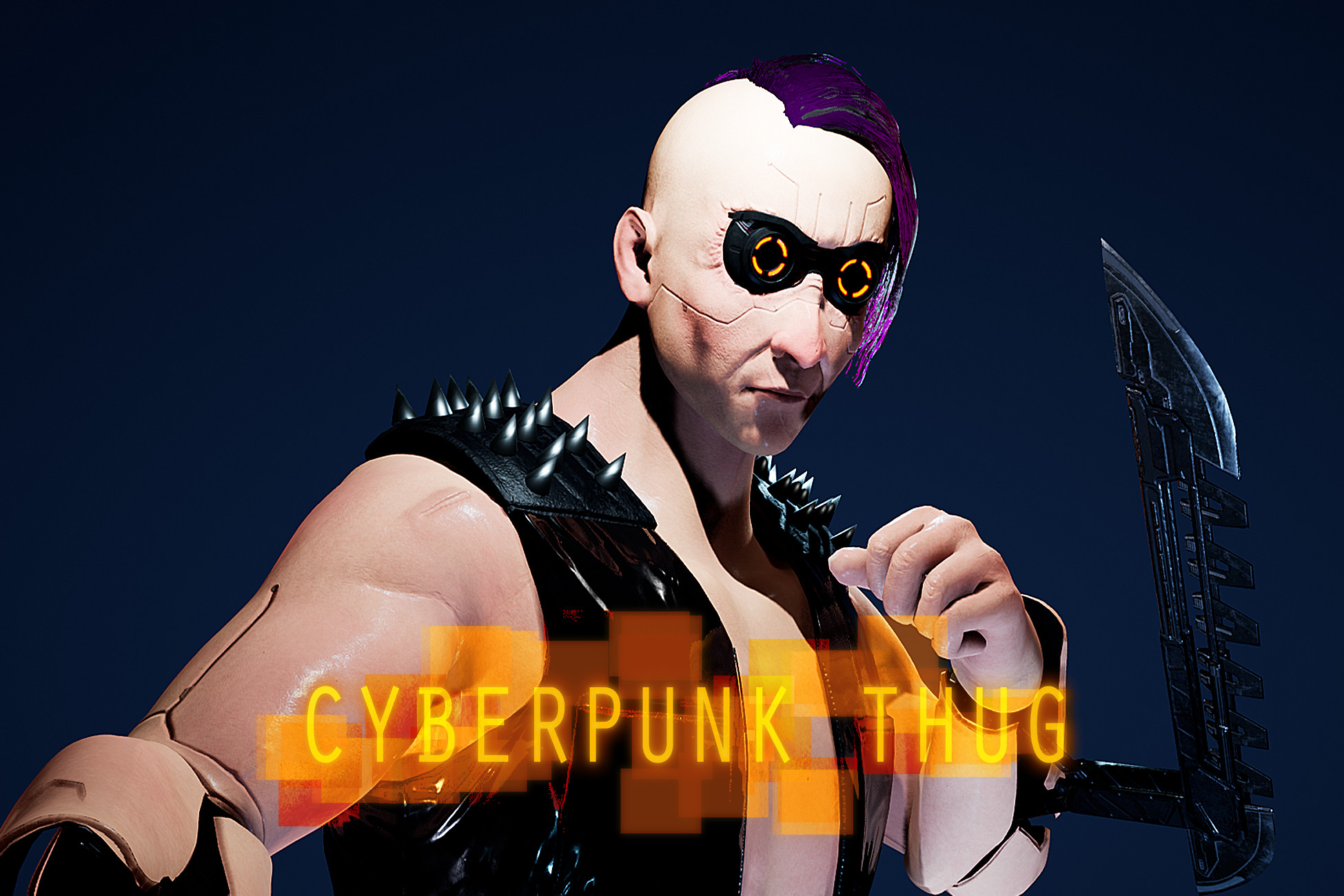 Cyberpunk Thug 1 | 캐릭터 | Unity Asset Store
