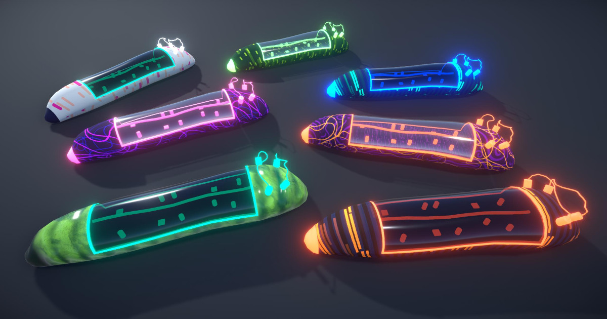 Cyber Worm's (Sci-fi) 3D | 3D Robots | Unity Asset Store
