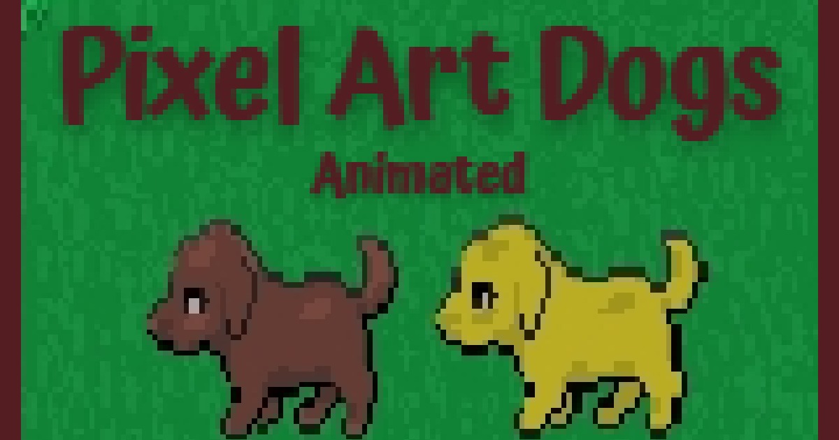 Pixel Art Animated Dogs | 2D Characters | Unity Asset Store
