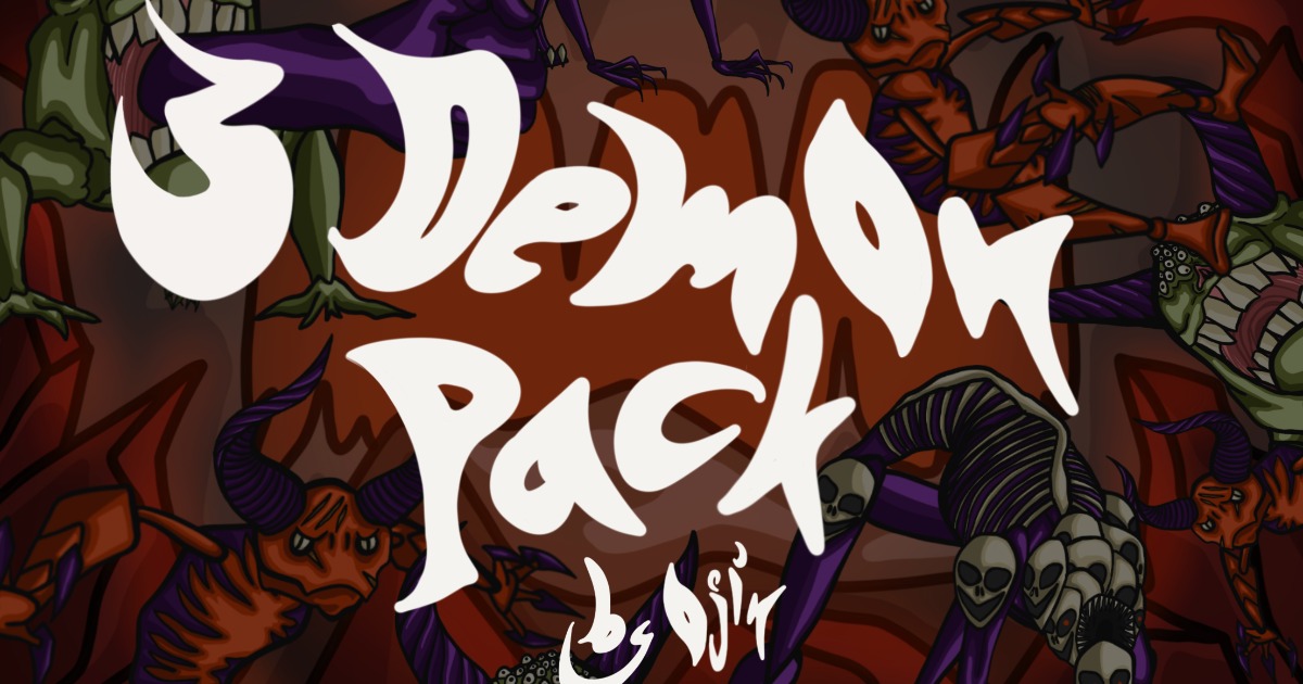 3 Demon Pack - 3 Animated characters | 2D Characters | Unity Asset Store