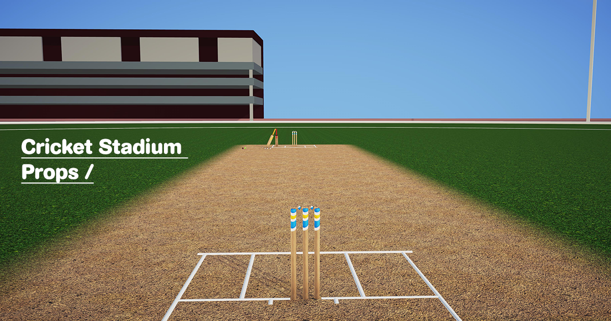 Cricket Stadium & Props | 3D 环境 | Unity Asset Store